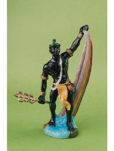 Imagem Orixa Oxumare Escultura Resina Estatua 18 Cm | MadeiraMadeira