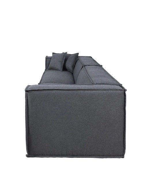 Sofá Freedom 270 cm - Linho Cinza Fechado Renorma Freddo | MadeiraMadeira