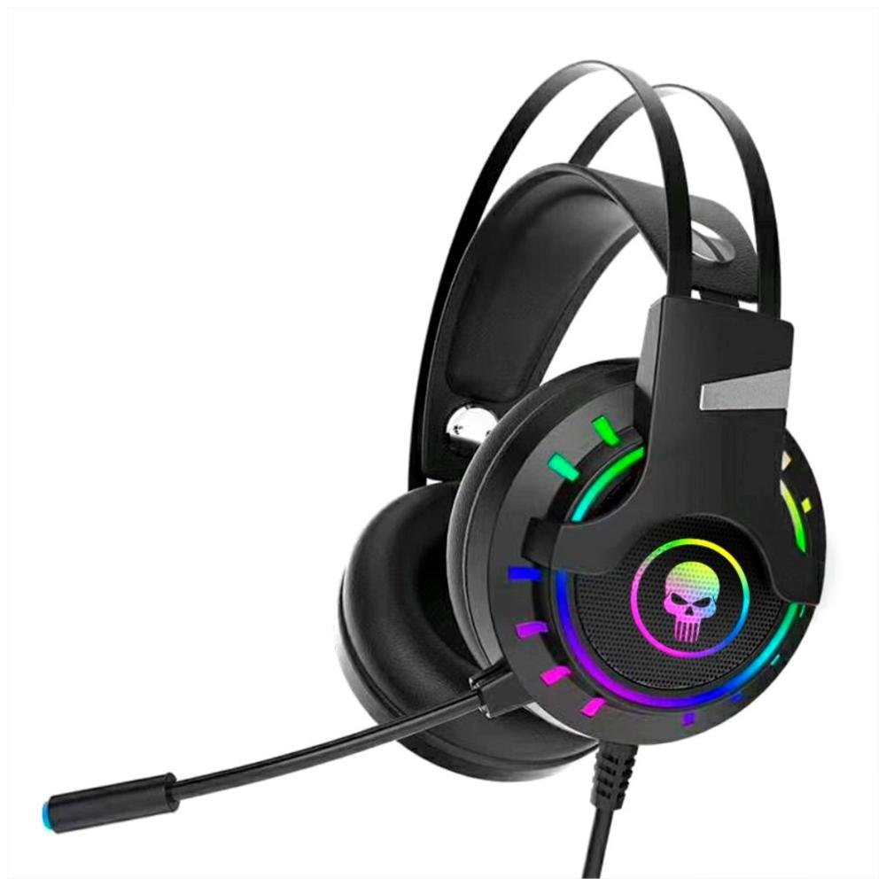 Headset Gamer Bright - Surround 7.1 Virtual - LED RGB - com Microfone ...