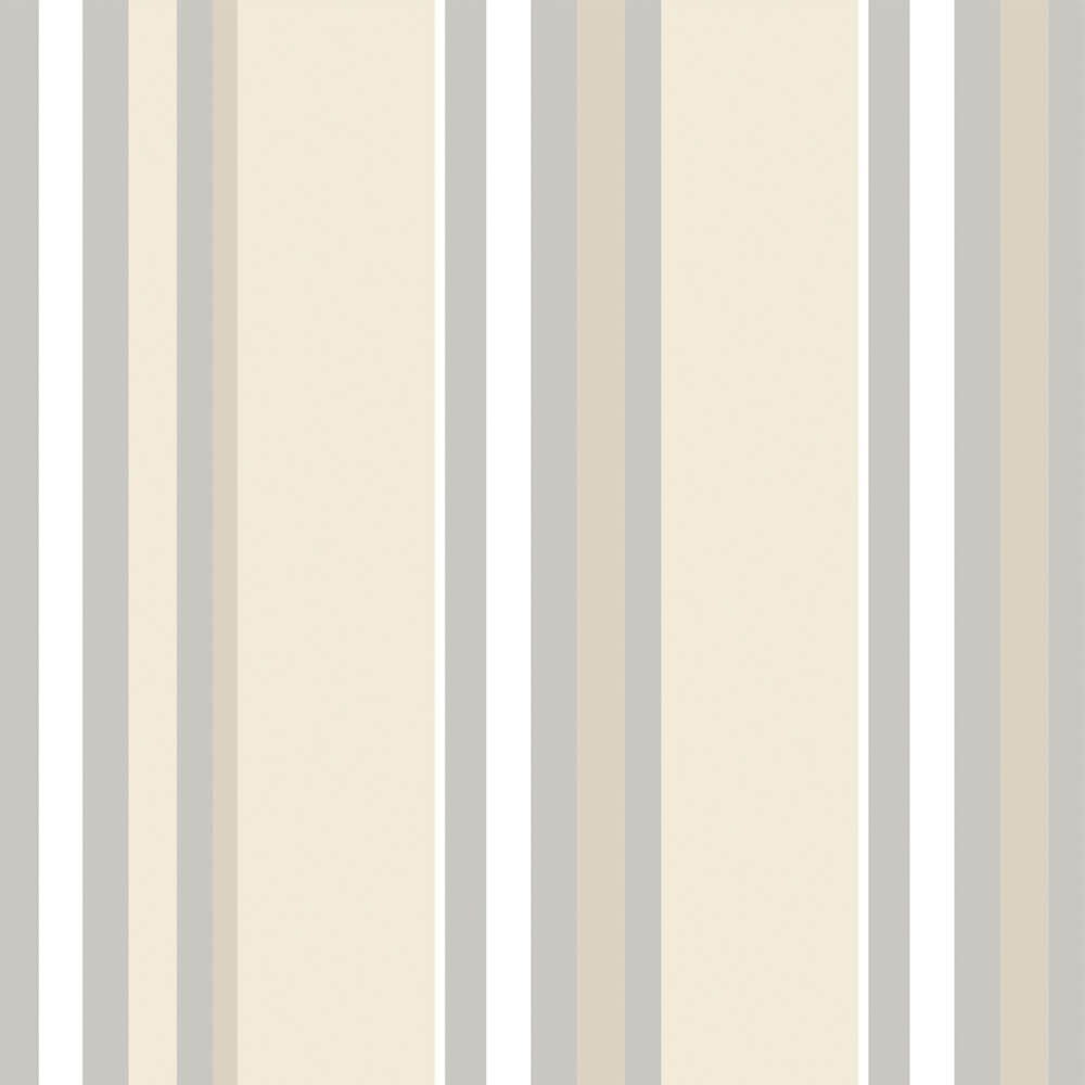 Papel de Parede Listrado Tons de Bege e Branco Arte Destaque 3,50 ...