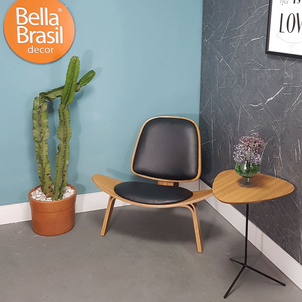 POLTRONA SHELL HANS WEGNER | MadeiraMadeira