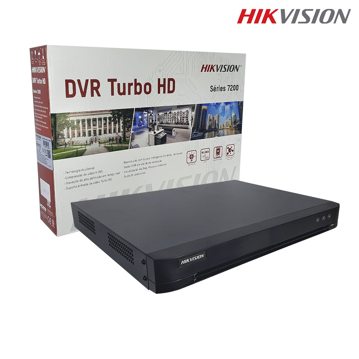 Dvr Gravador Hikvision 16 Canais 4mp Turbo Hd Acusense | MadeiraMadeira