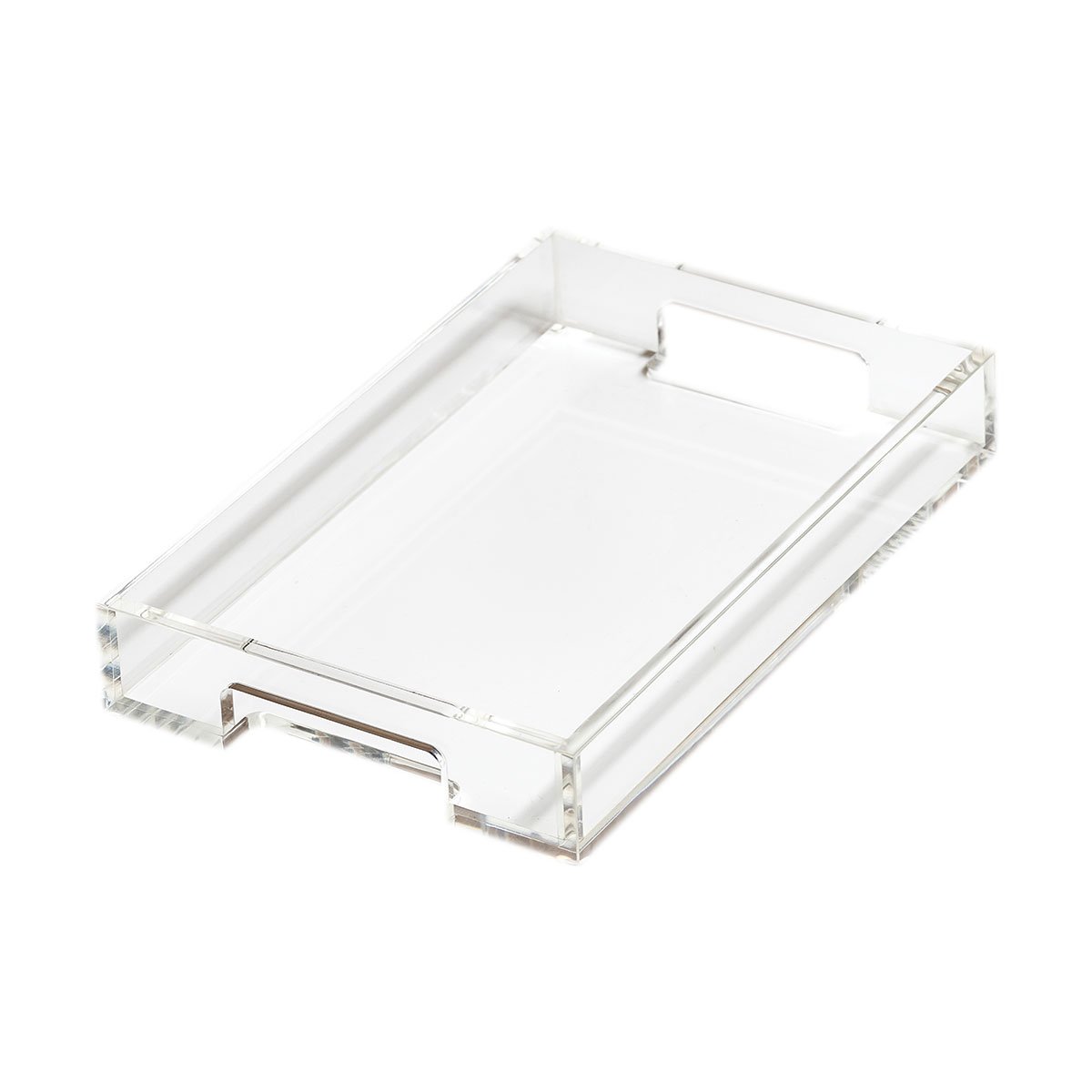 Bandeja de Acrílico Hara Transparente Serviço 25x12x4 Cm | MadeiraMadeira