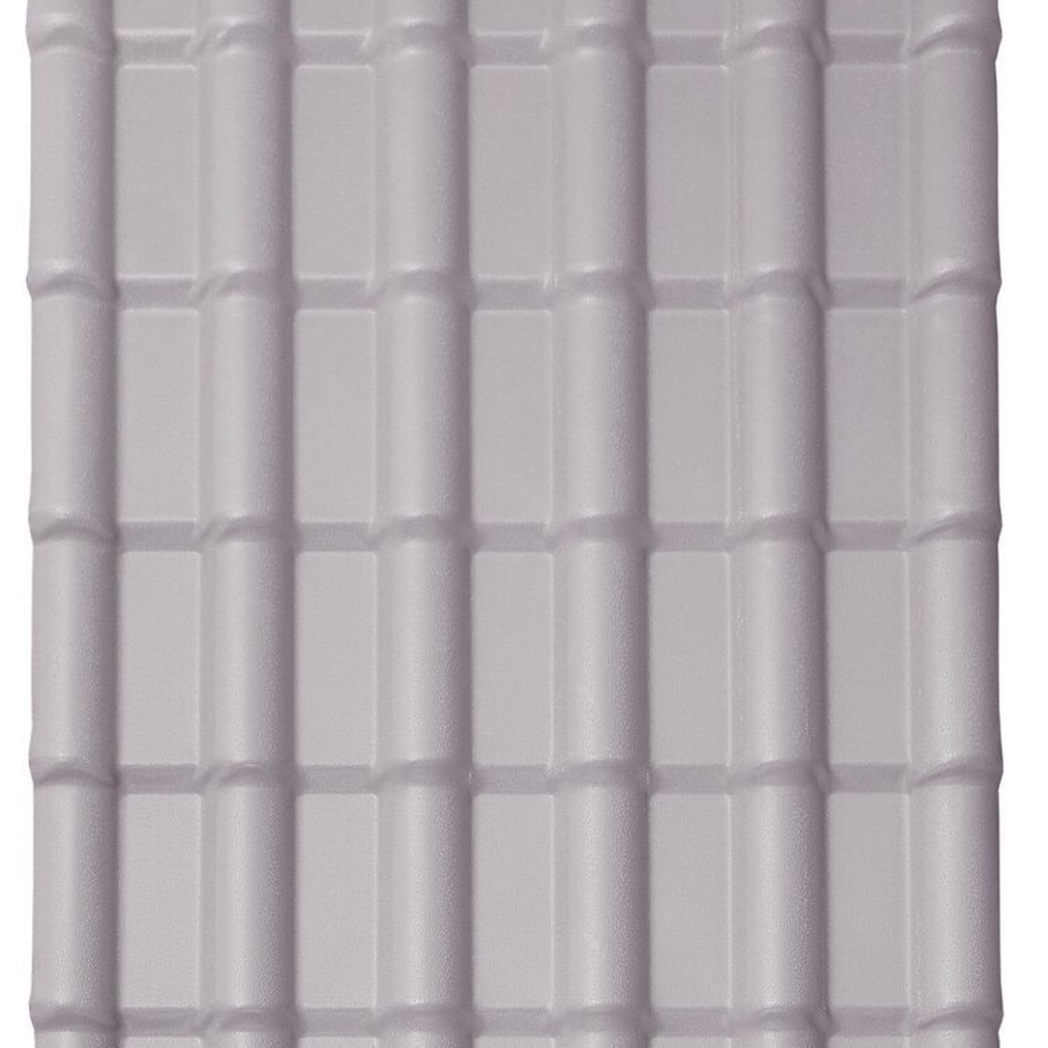 Kit com 15 Telhas Pvc Colonial 2,42m X 0,88m X 1,7mm 6 Ondas Lux Telhas ...