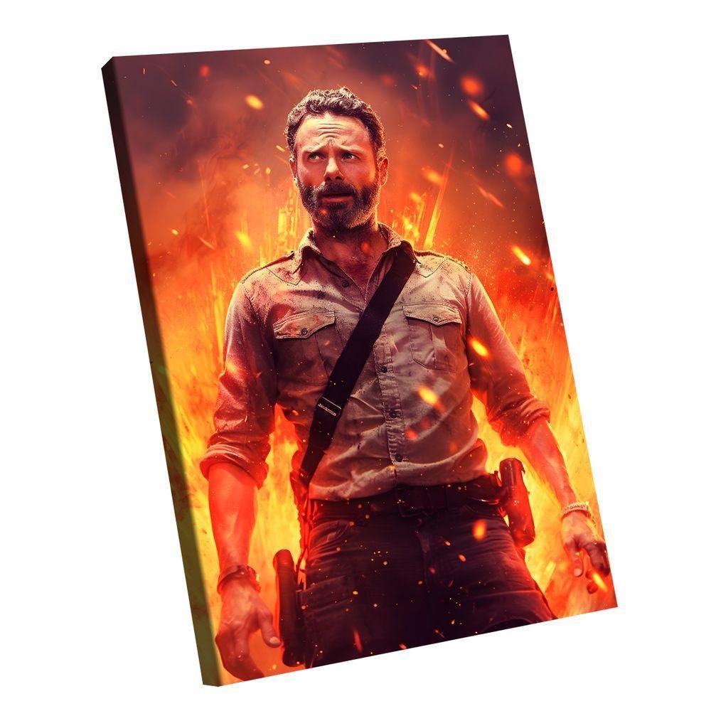 Quadro Rick Grimes Br Artes | MadeiraMadeira