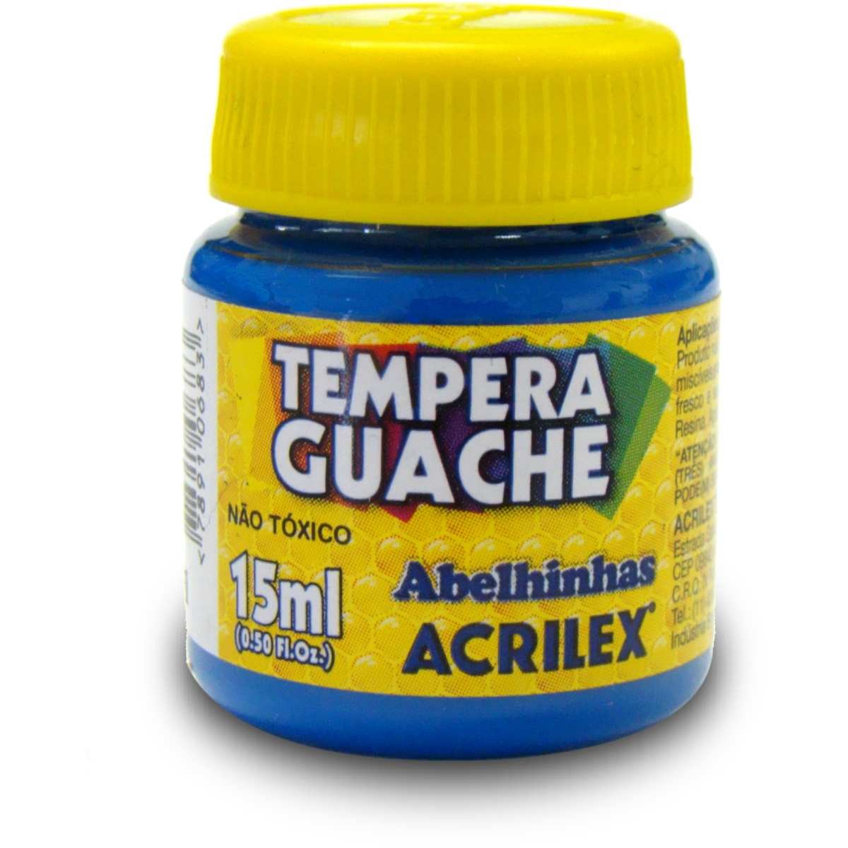 TINTA GUACHE 015ML AZUL TURQUESA COM 12 UNIDADES | MadeiraMadeira