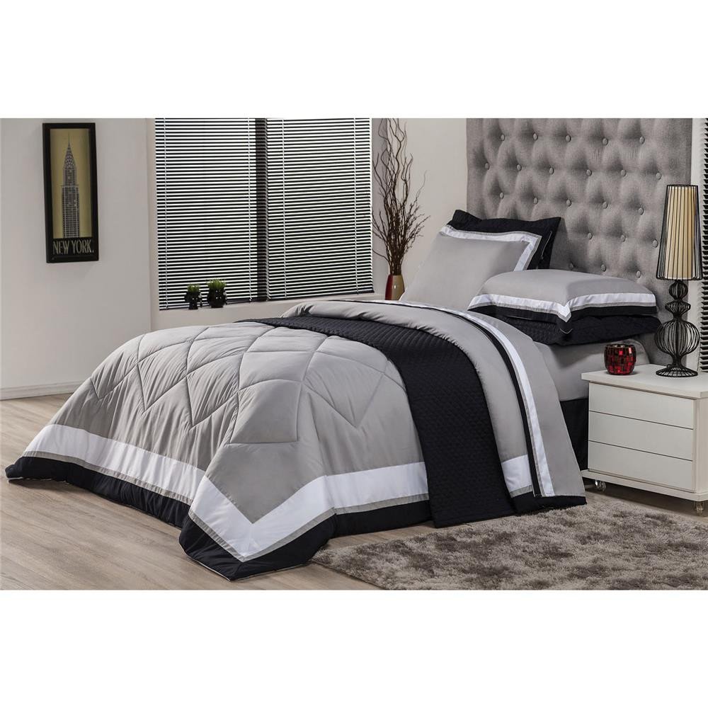 Edredom Queen Plumasul Soft Comfort Microfibra 100 Poliéster 240x260cm ...