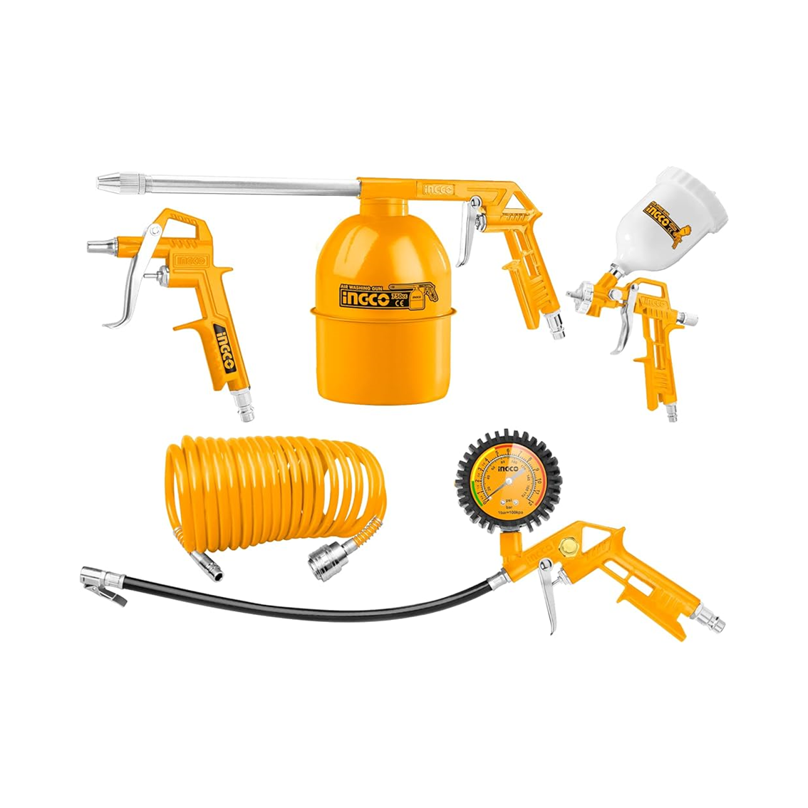 Kit Pintura Compressor 5pc Akt0053-1 Ingco | MadeiraMadeira