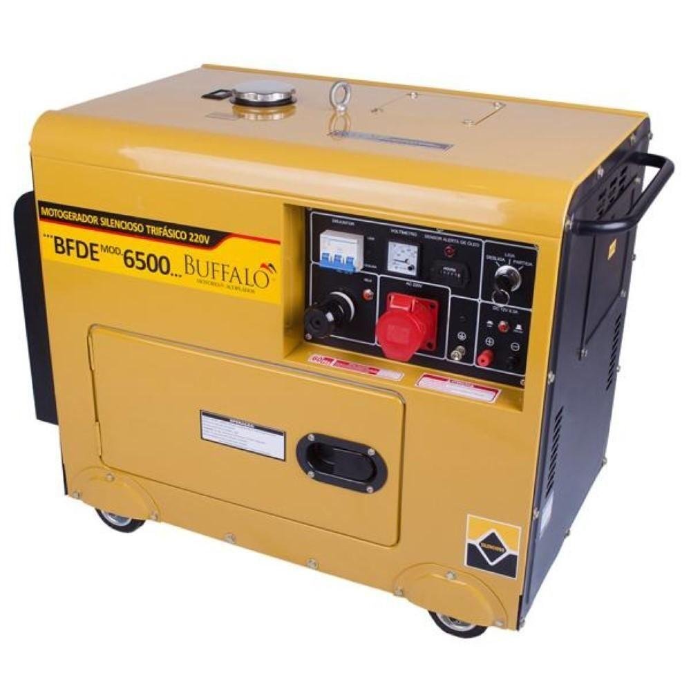 Motogerador Diesel 6,3kva Cabinado Trifásico 220/380v 71030 | MadeiraMadeira