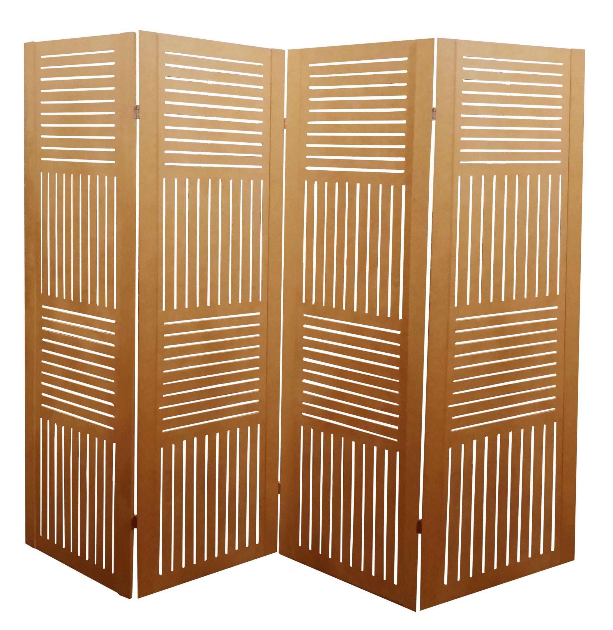 Biombo RJ 4 Folhas sem Pezinhos | MadeiraMadeira