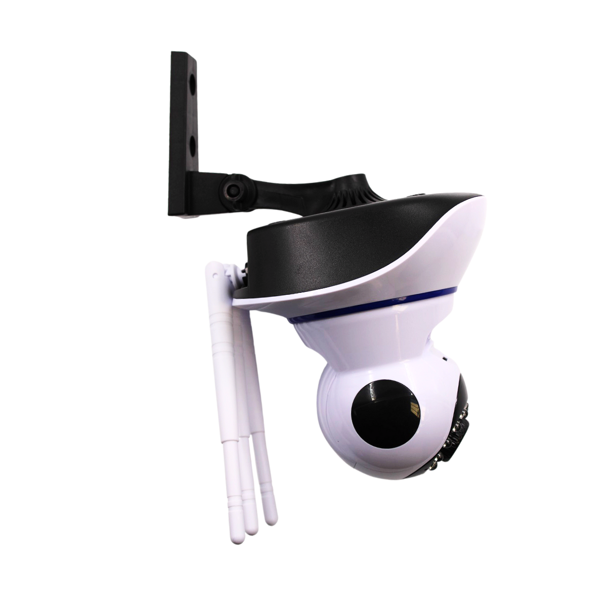 Câmera Robô IP Wifi 1080p Visão Noturna 3 Antenas Yoosee Branca ...