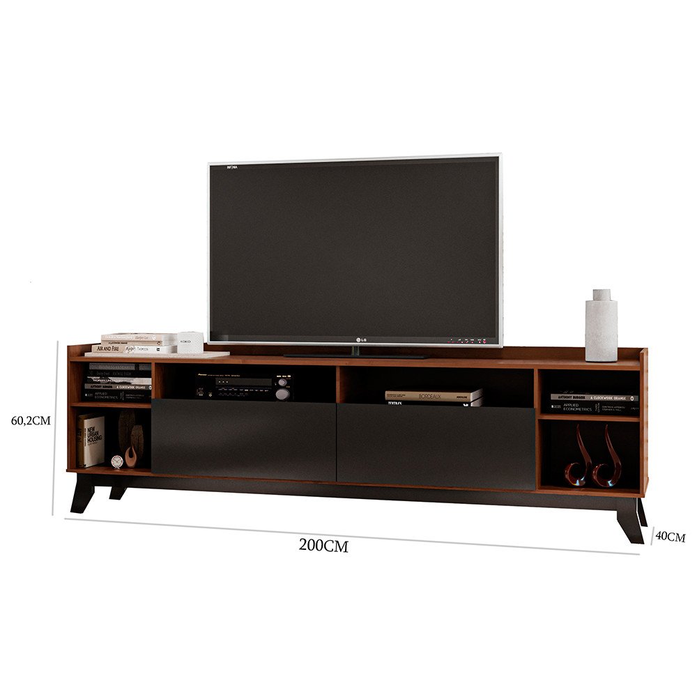 Rack Murano com 2 Portas Basculantes Mobisul | MadeiraMadeira