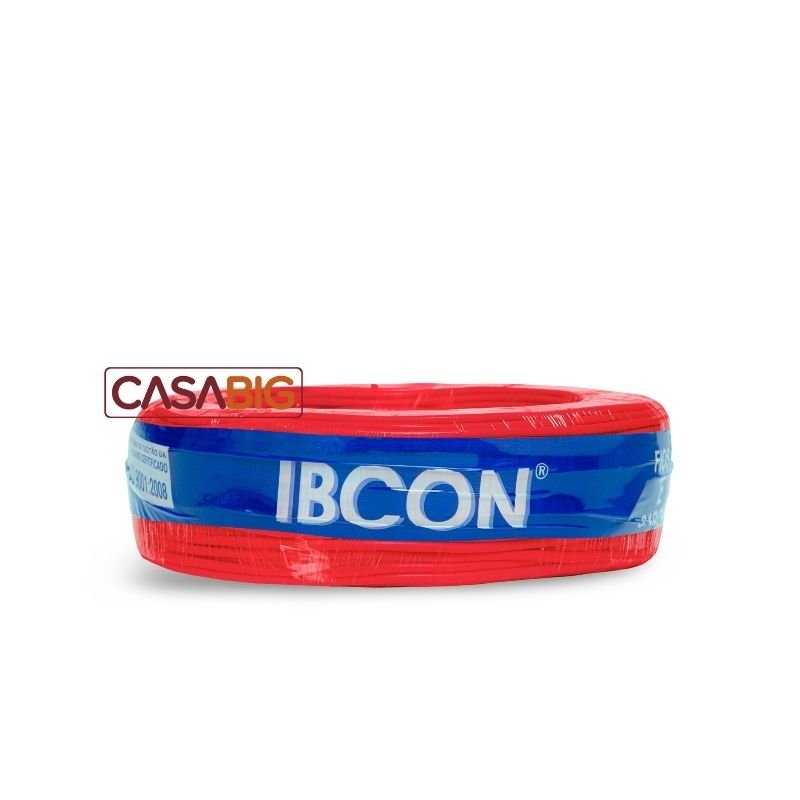 CABO FLEXIVEL FIO DE COBRE 1,5MM VERMELHO IBCON | MadeiraMadeira