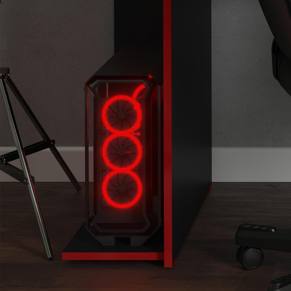 Mesa Gamer EJ Mesinha PC Escrivaninha de Computador 1 Gaveta ...