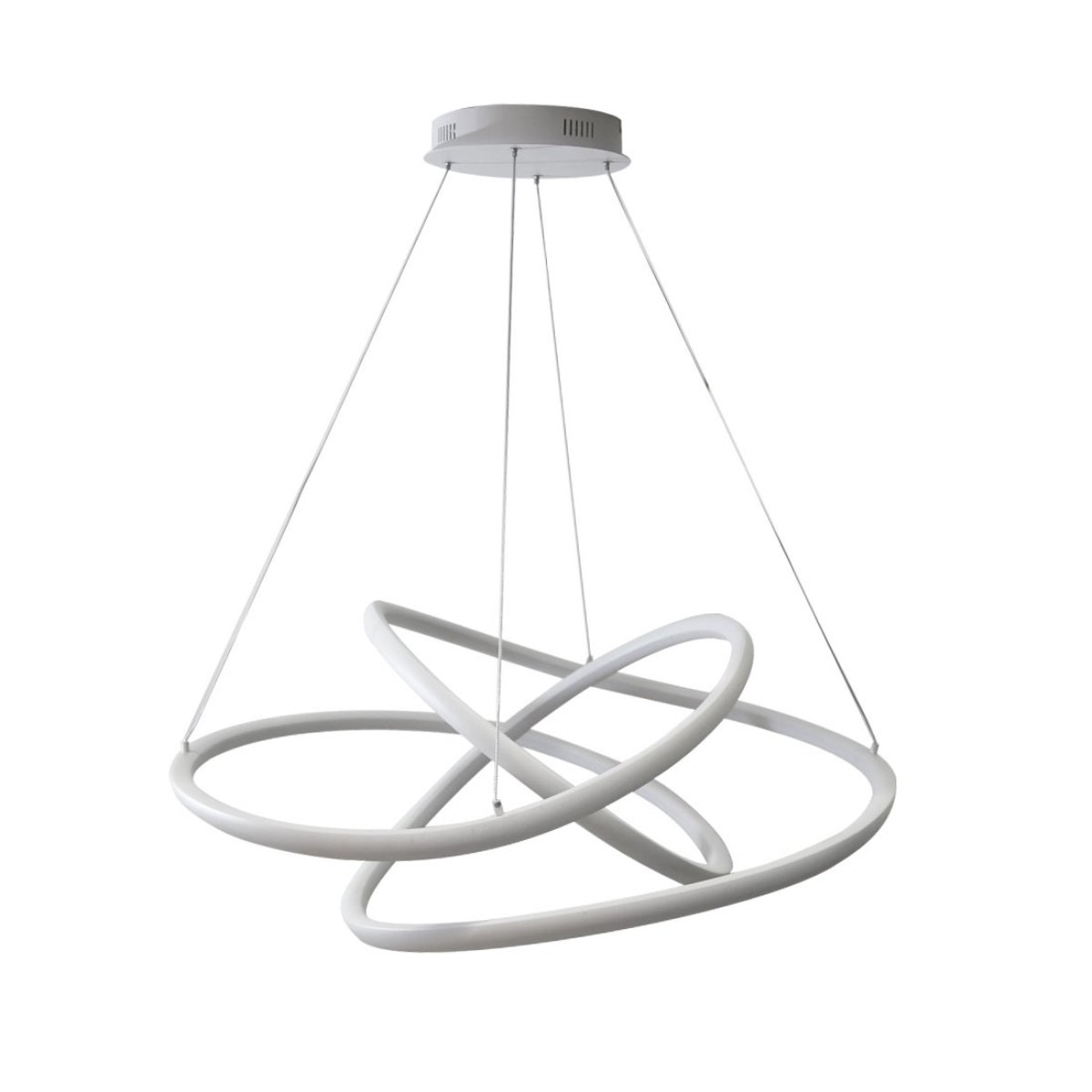 Pendente Led Metal Branco 72w 4000k Luz Neutra Yamamura | MadeiraMadeira
