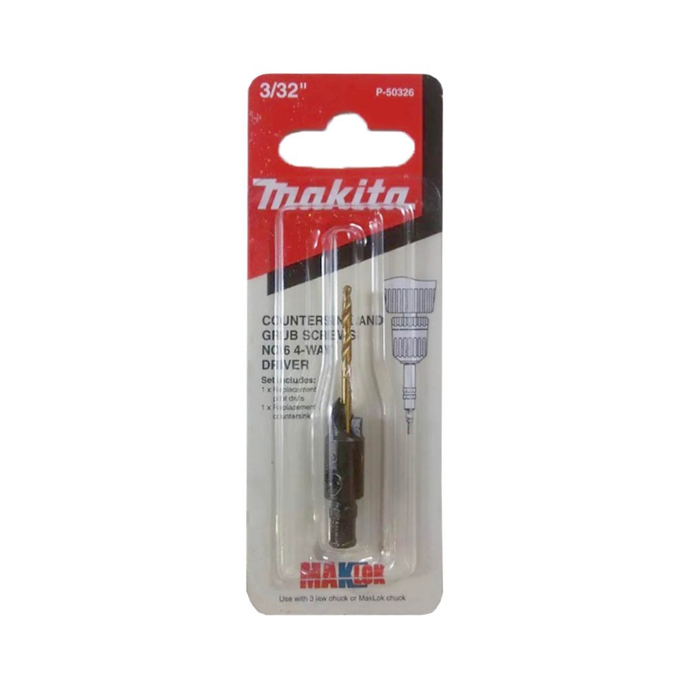 Broca Escariadora Madeira N6 3/32" - Makita | MadeiraMadeira