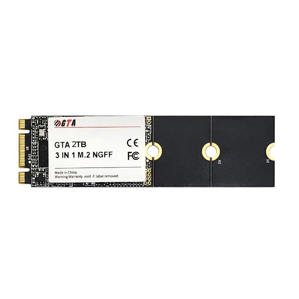 Ssd 2tb M.2 Sata 560mb/s Leit 500mb/s Grav 2242/2260/2280 Ssd2tbm2-3x1 ...