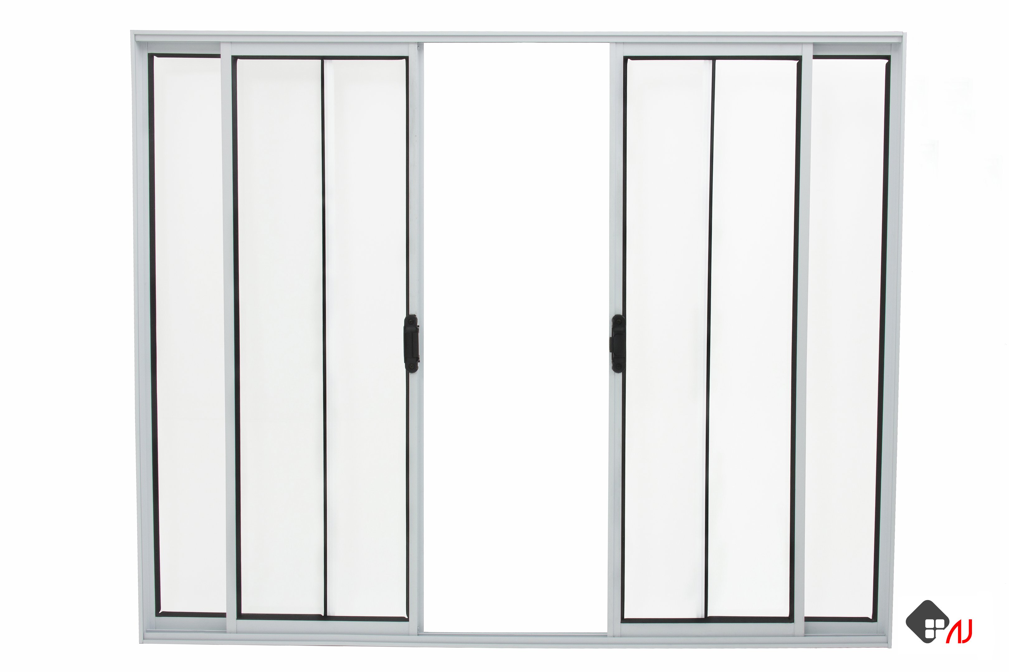 Janela Vitro 4 Folhas 100x120 S/grade Alumínio Branco | MadeiraMadeira