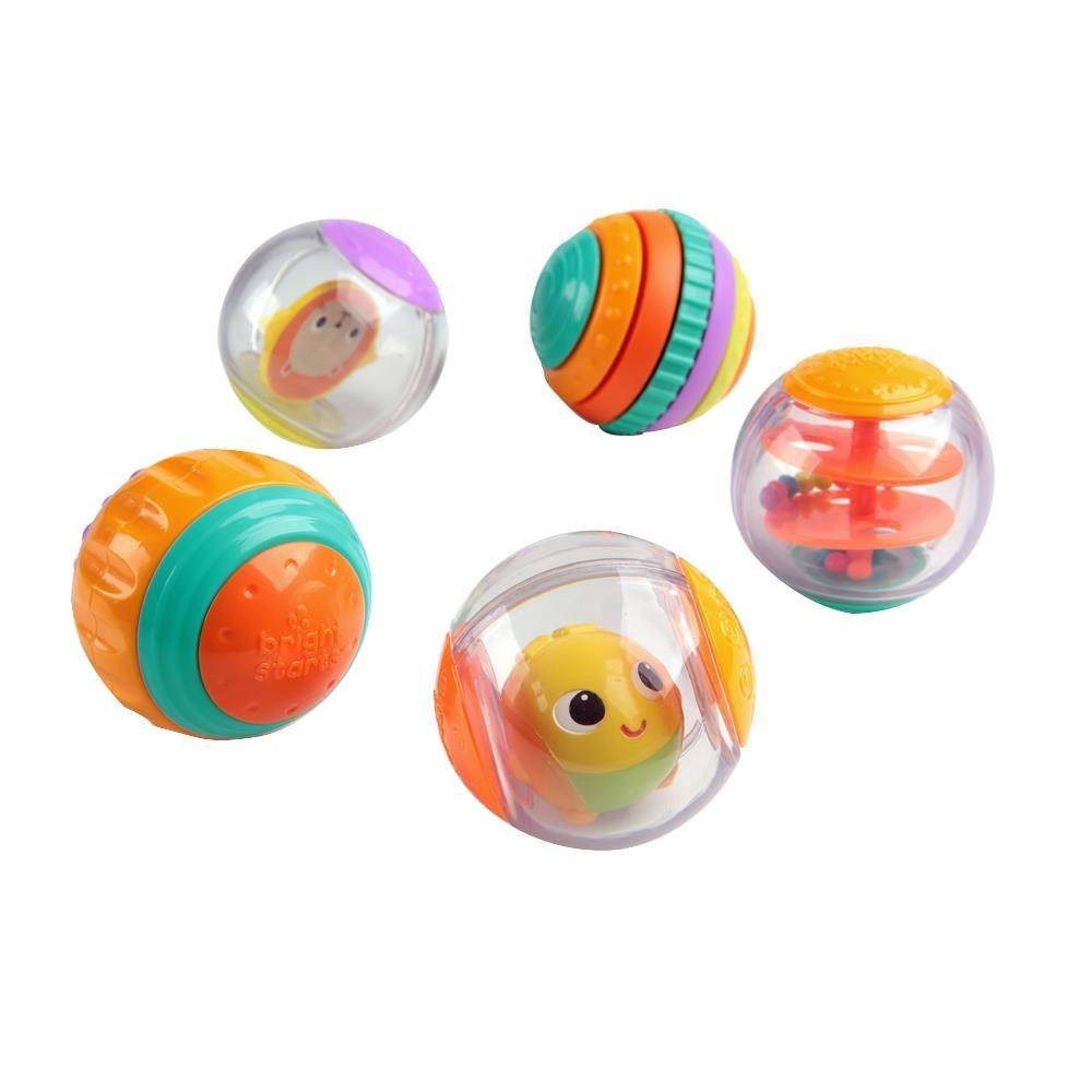 Chocalho Infantil Shake E Spin Bright Starts Activity Balls ...