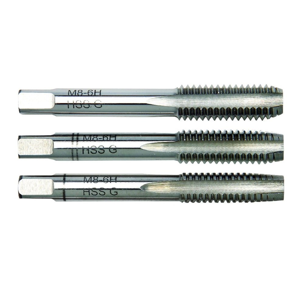 Macho Manual Seriado em Aço Rápido (hss) Rosca Métrica Grossa (m ...