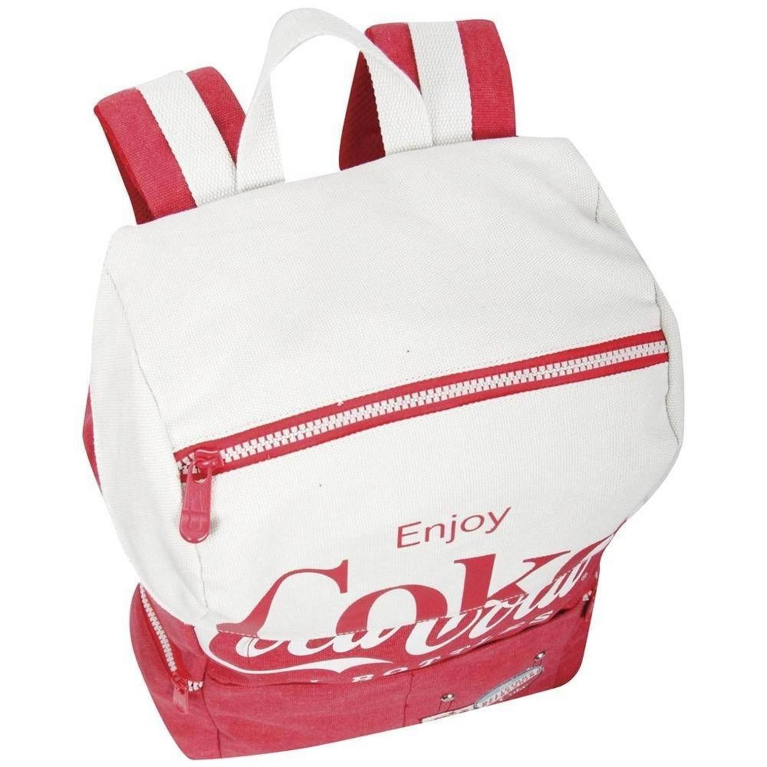 Mochila Feminina Coca-Cola Mash Up Grande Pacific Vermelho | MadeiraMadeira