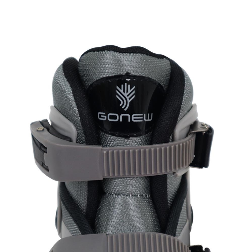 Patins Gonew Inline Rolamento 608zz Basic Exclusivo - 33/36 - Cinza | MadeiraMadeira