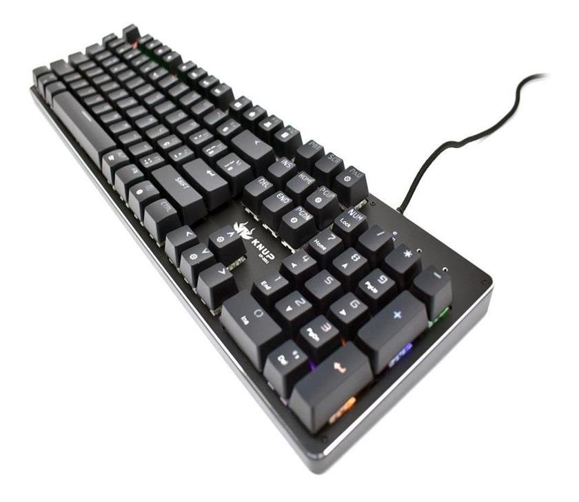 Teclado Gamer Knup Kp-2051 Qwerty Knup Blue Português Brasil Luuk Young ...