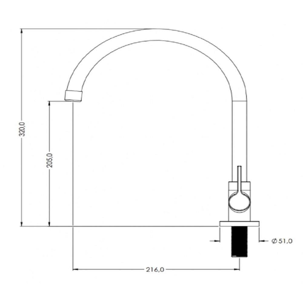 Torneira de Mesa p/Banheiro 1198 Clean C62 Esteves Cromado | MadeiraMadeira