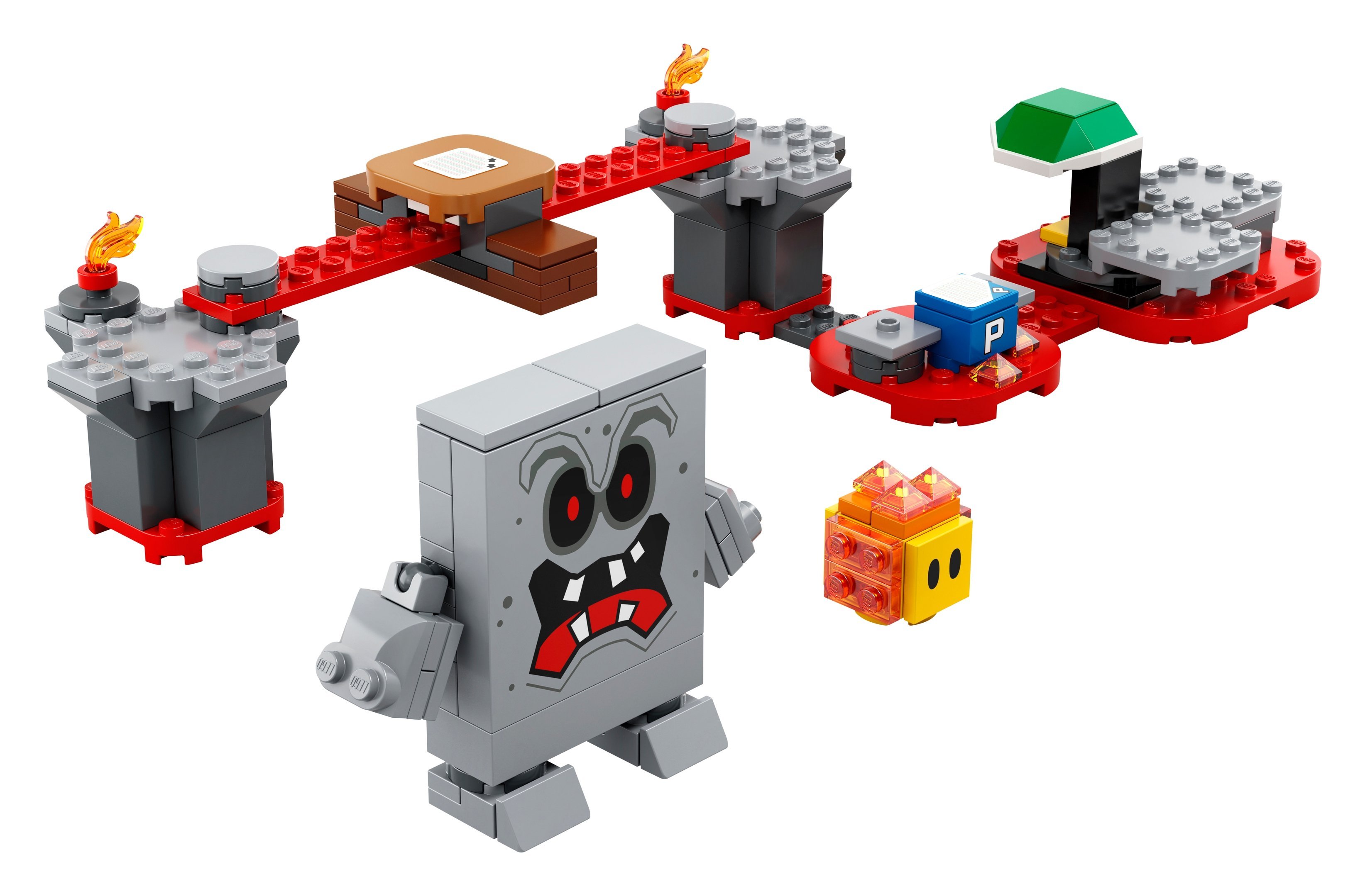 Blocos de Montar Super Mario - Pacote de Expansao - Reves das Lavas do ...