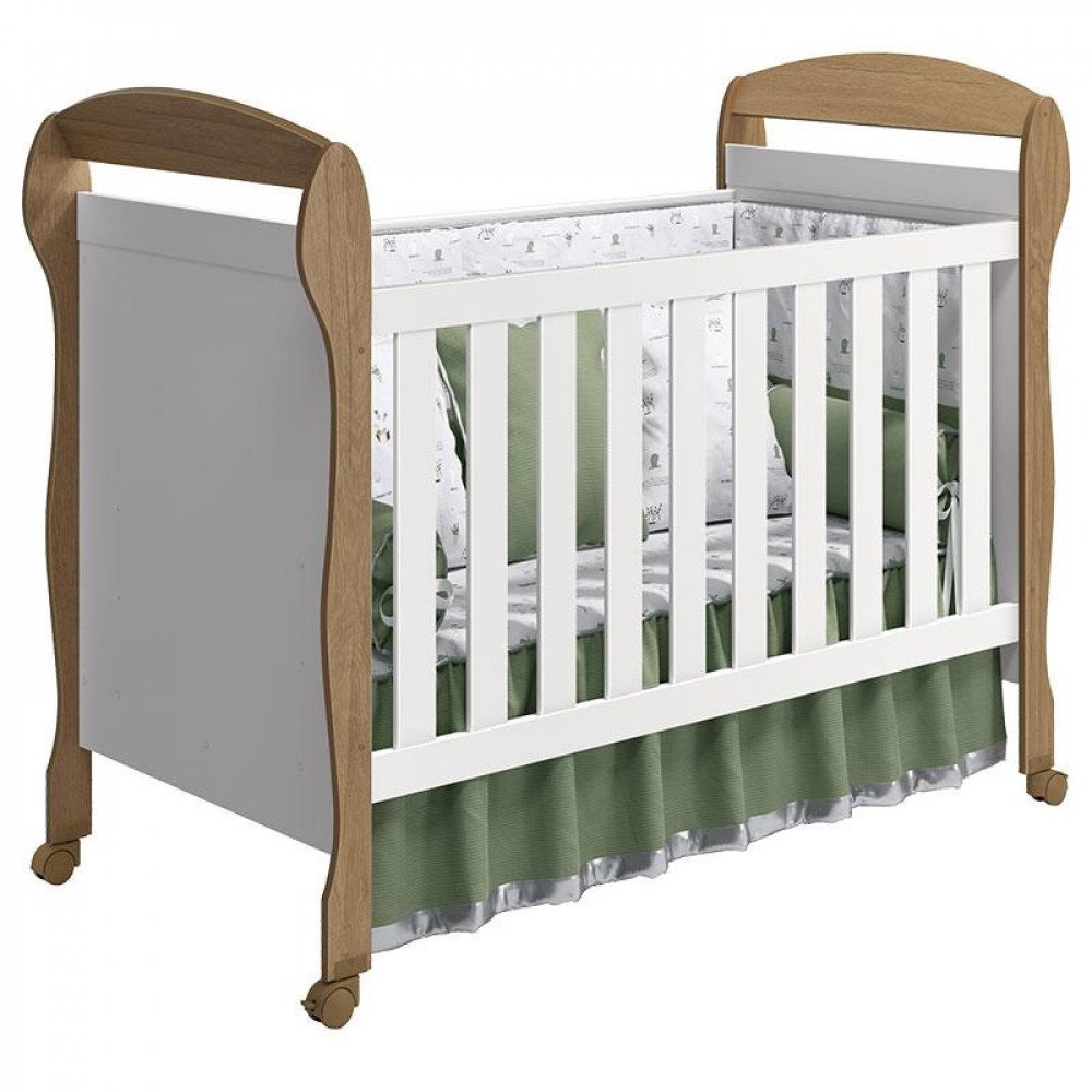 Berço Americano Sofá Cama Danny Com Colchão Baby Espuma D18 ...