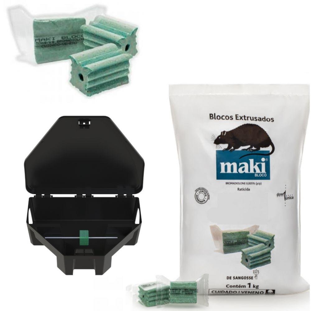 10 Blocos De Isca Atrativa Contra Rato Ratazana Proteção 20g ...