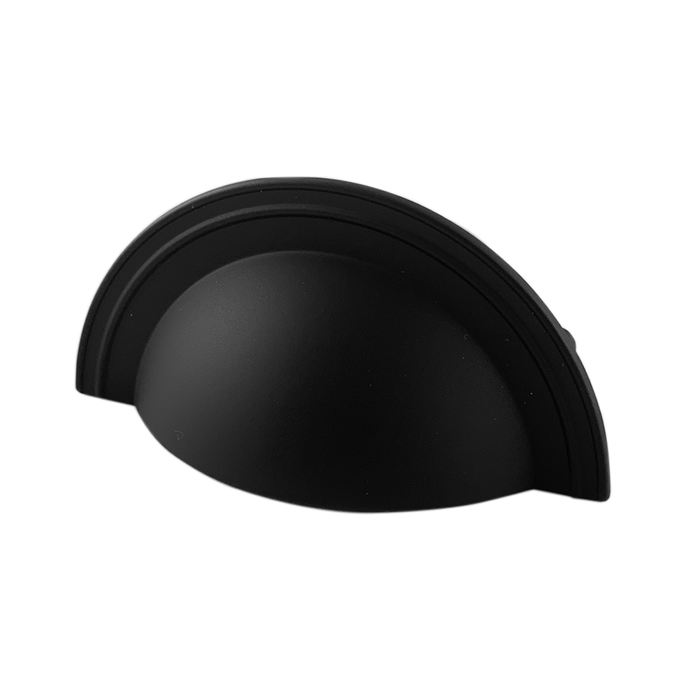 Puxador Grenade Preto Fosco 1753 Concha Torralba | MadeiraMadeira