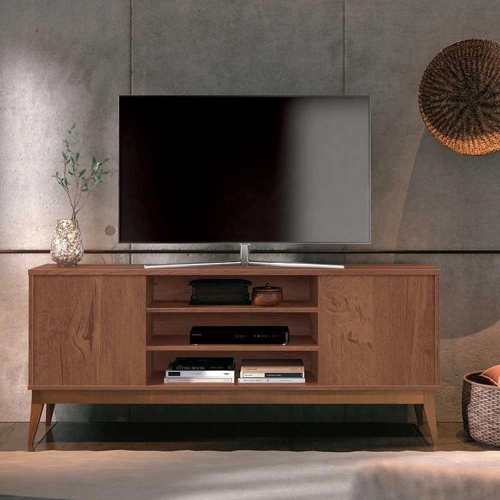 Rack Retro Para TV Até 65 Titan Naturale - edn Móveis | MadeiraMadeira