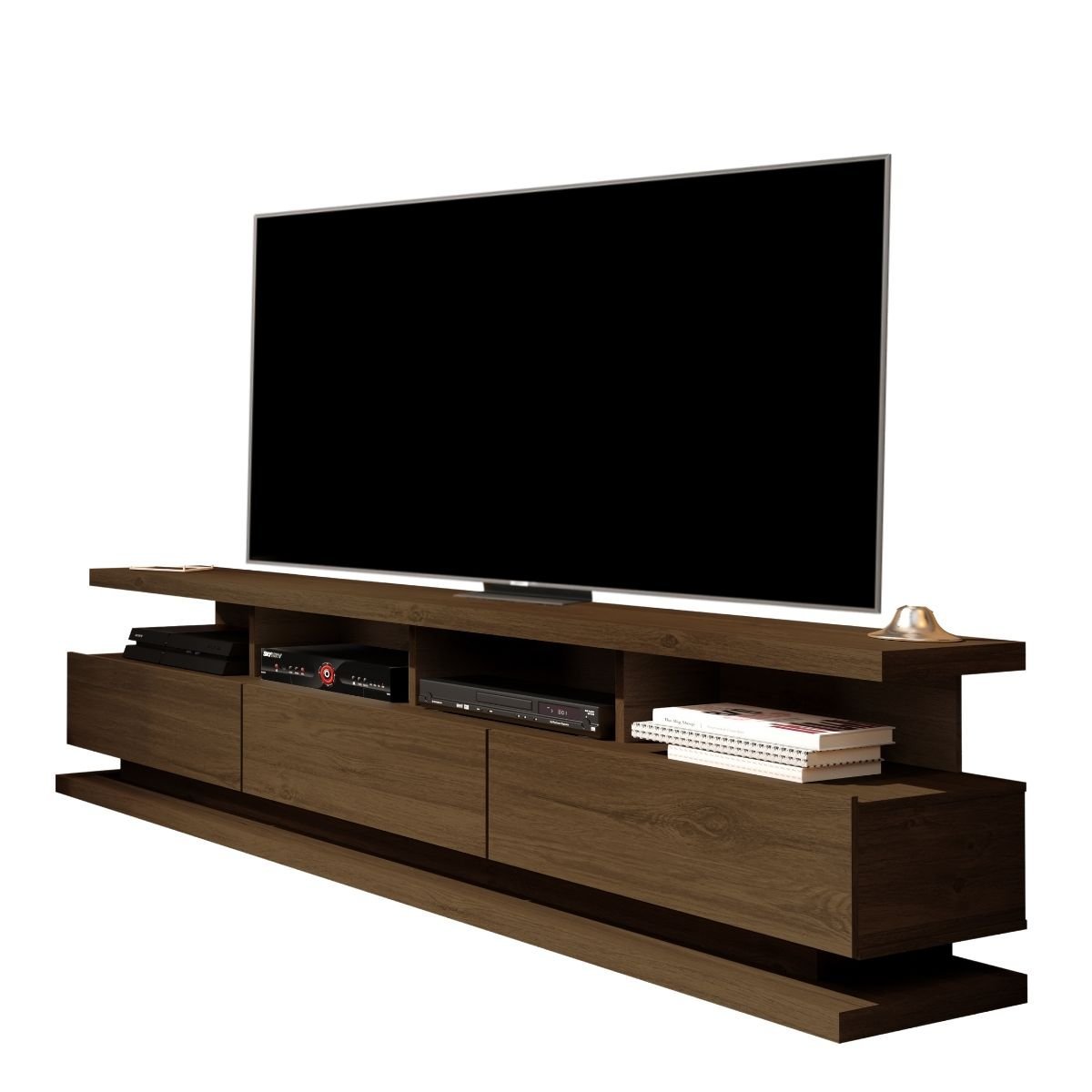 Rack para Sala Televisão até 65 Polegadas - Mod.2015:Cedro | MadeiraMadeira