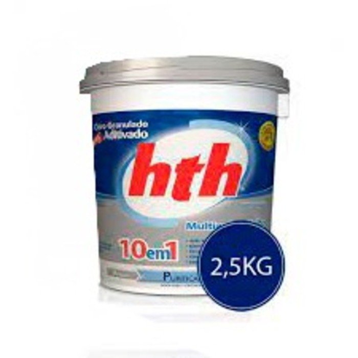 Cloro Granulado Multiação Aditivado 10x1 Hth - 2,5kg | MadeiraMadeira