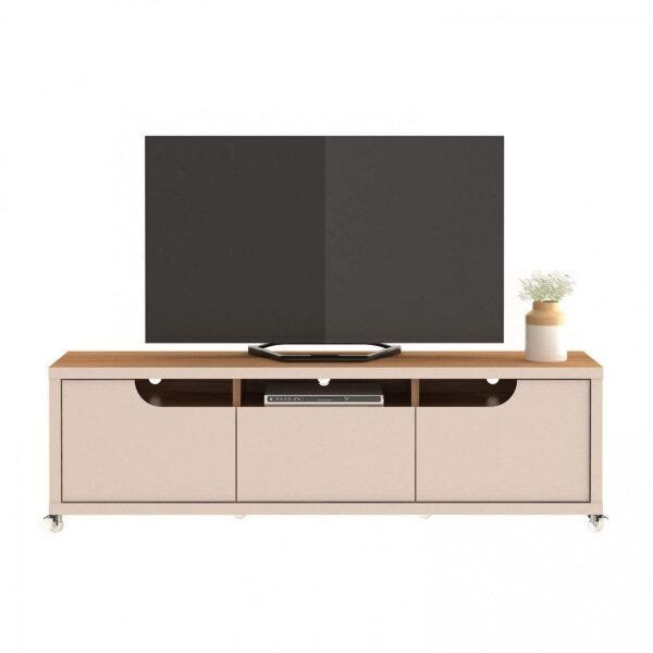 Rack para TV até 79 Polegadas 180cm 3 Gavetas Jersey Casa D ...