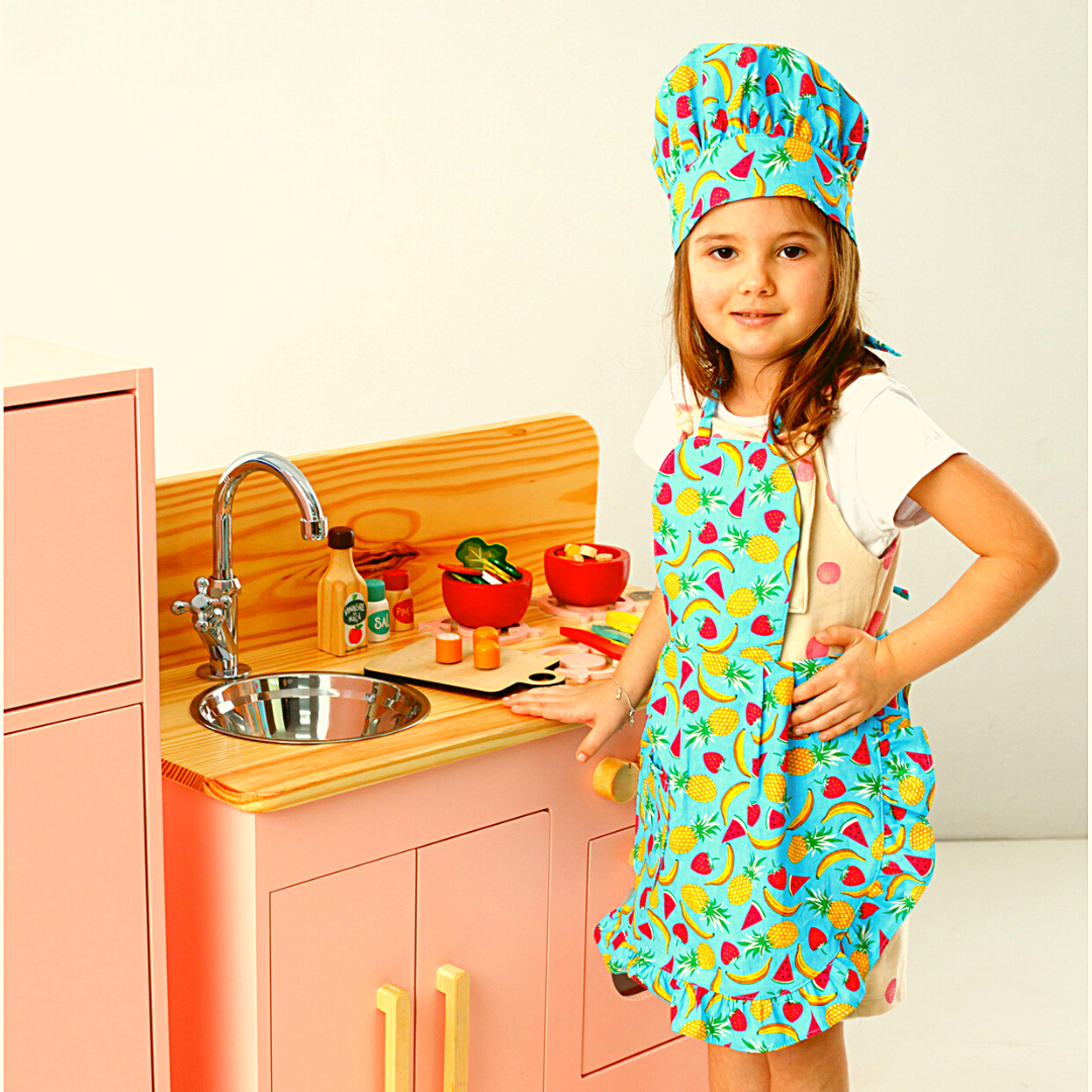 Kit Cozinha infantil compacta e Geladeira - ROSA - A Casa da Criança ...