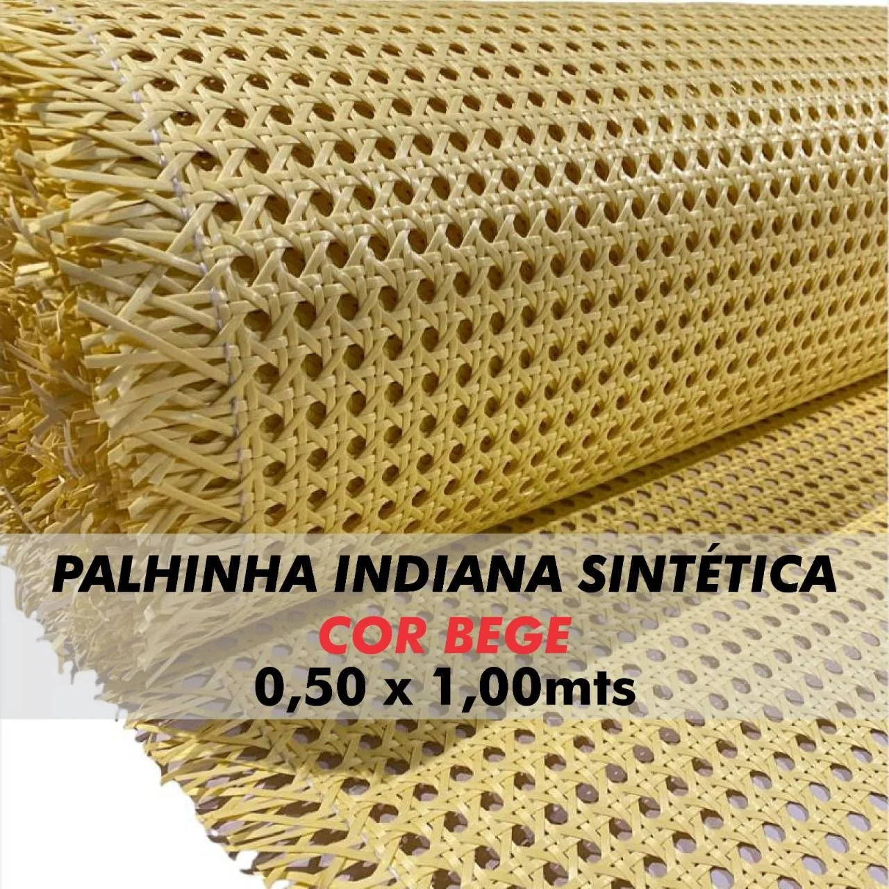 Palhinha Indiana, Palha da Índia Sintética cor Bege 0,50 X 1,00mt ...