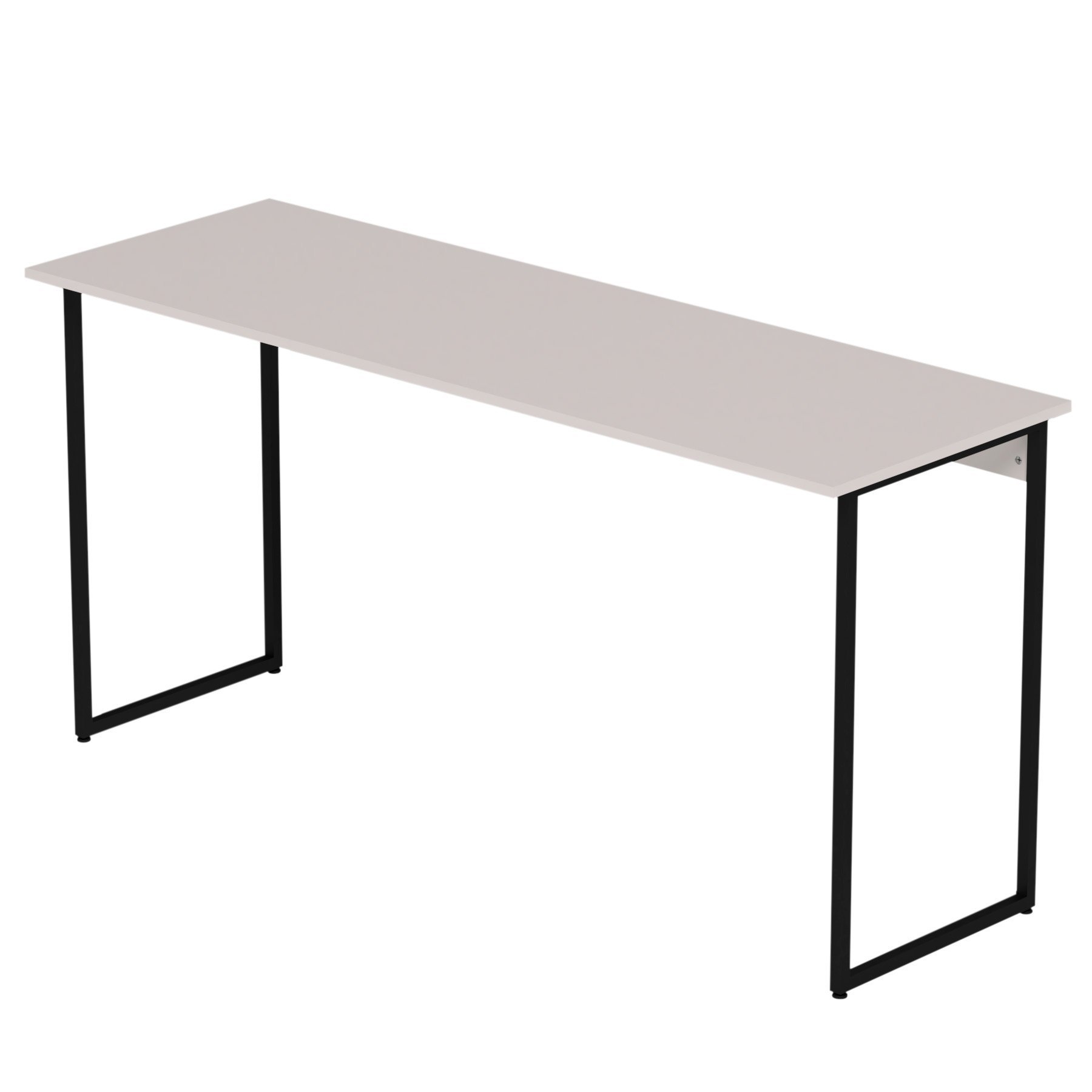 Escrivaninha Reta Estilo Industrial | Champagne Off White - Argila ...