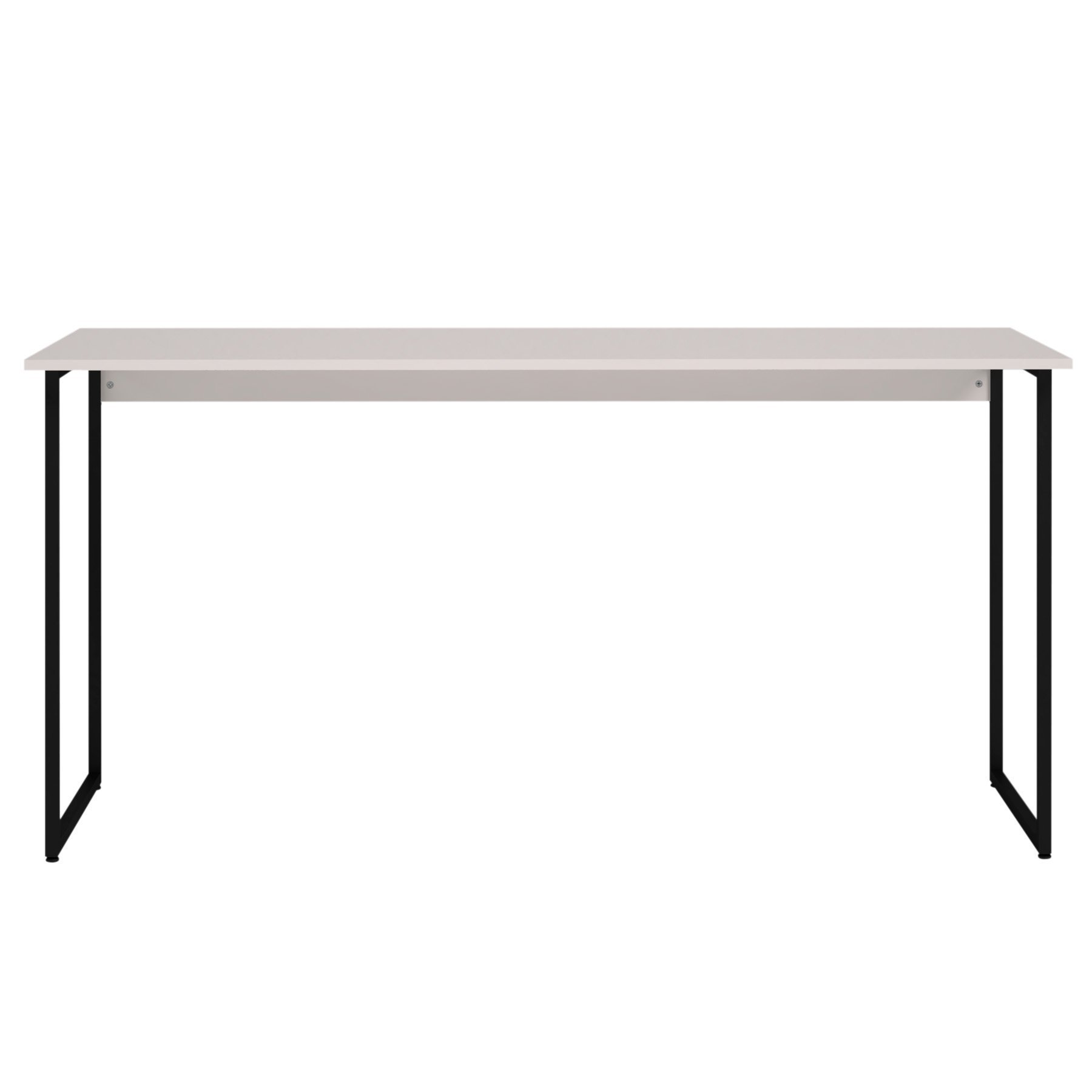 Escrivaninha Reta Estilo Industrial | Champagne Off White - Argila ...