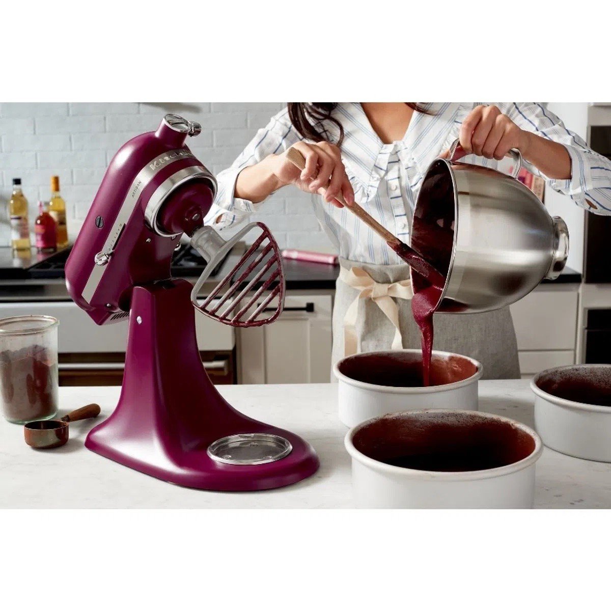 Batedeira Stand Mixer Artisan Beetroot KitchenAid - KEA38AR - 127V ...