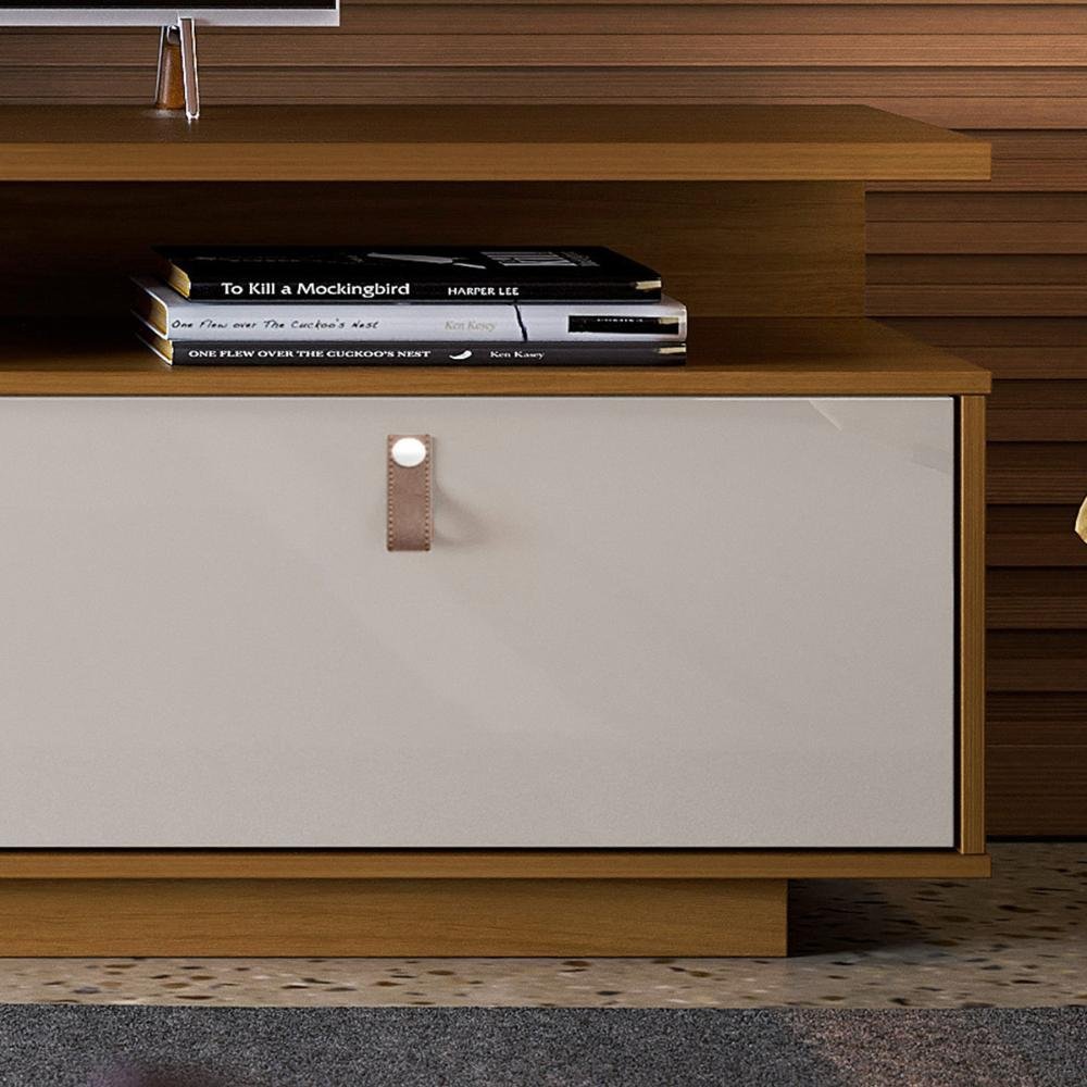 Rack Bancada Decoração Sala Estar Tv’s Até 75 Polegadas 3 Portas ...