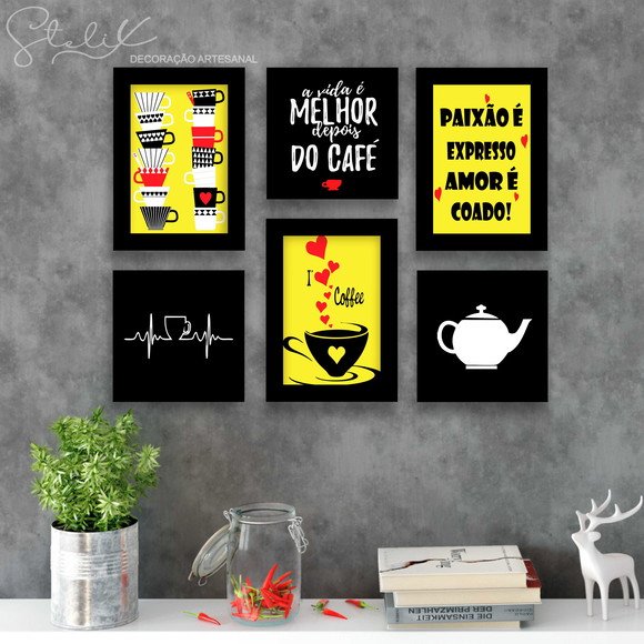Placas mdf café 6 un | MadeiraMadeira
