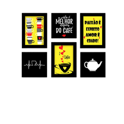 Placas mdf café 6 un | MadeiraMadeira