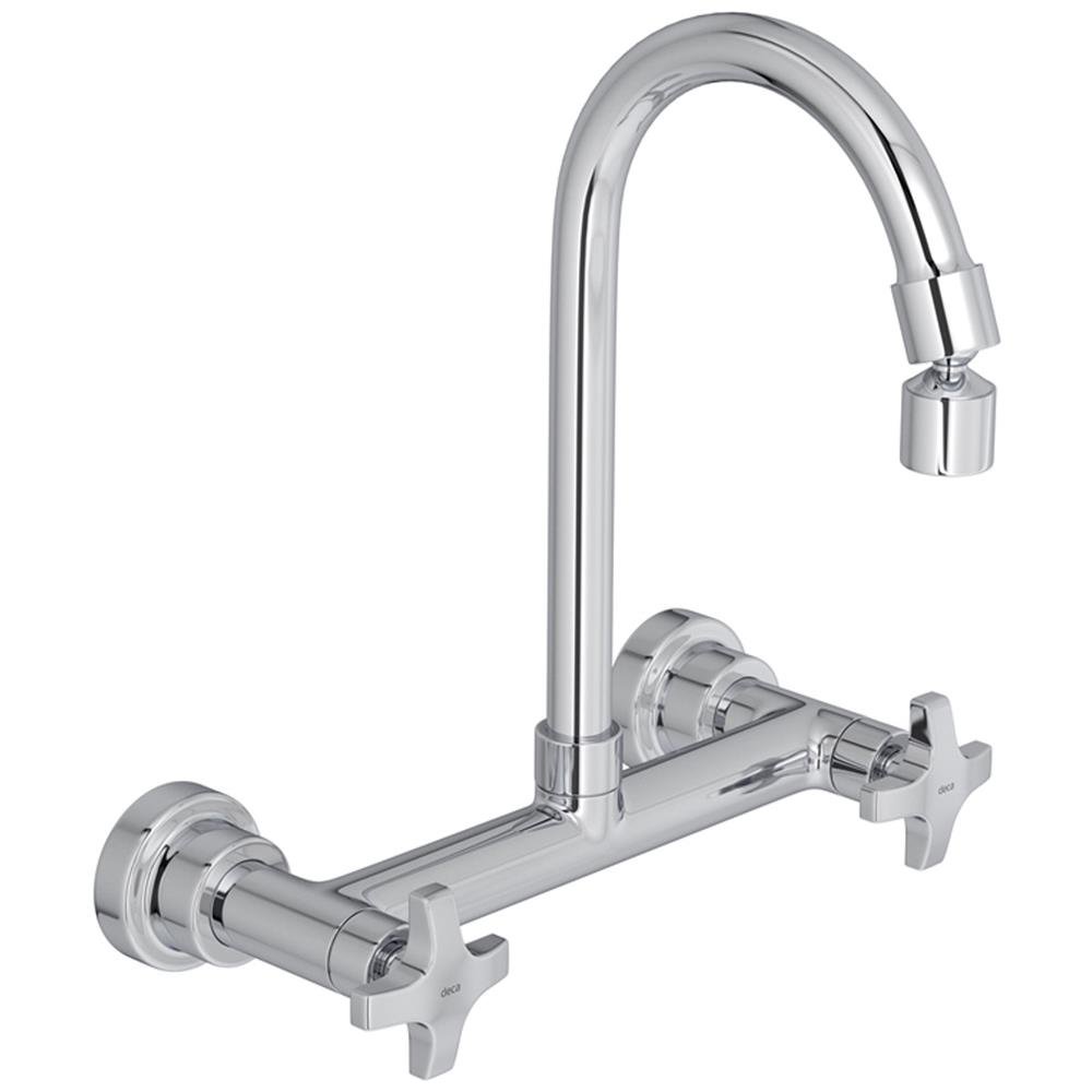 Misturador de Parede para Cozinha Bica Móvel Max - 1258.c34 - Deca ...