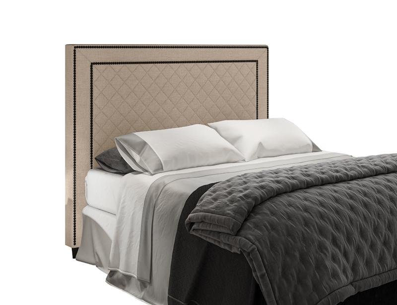 Cabeceira para Cama Box Arezzo King 1,93cm Linho Bege - Fdecor ...