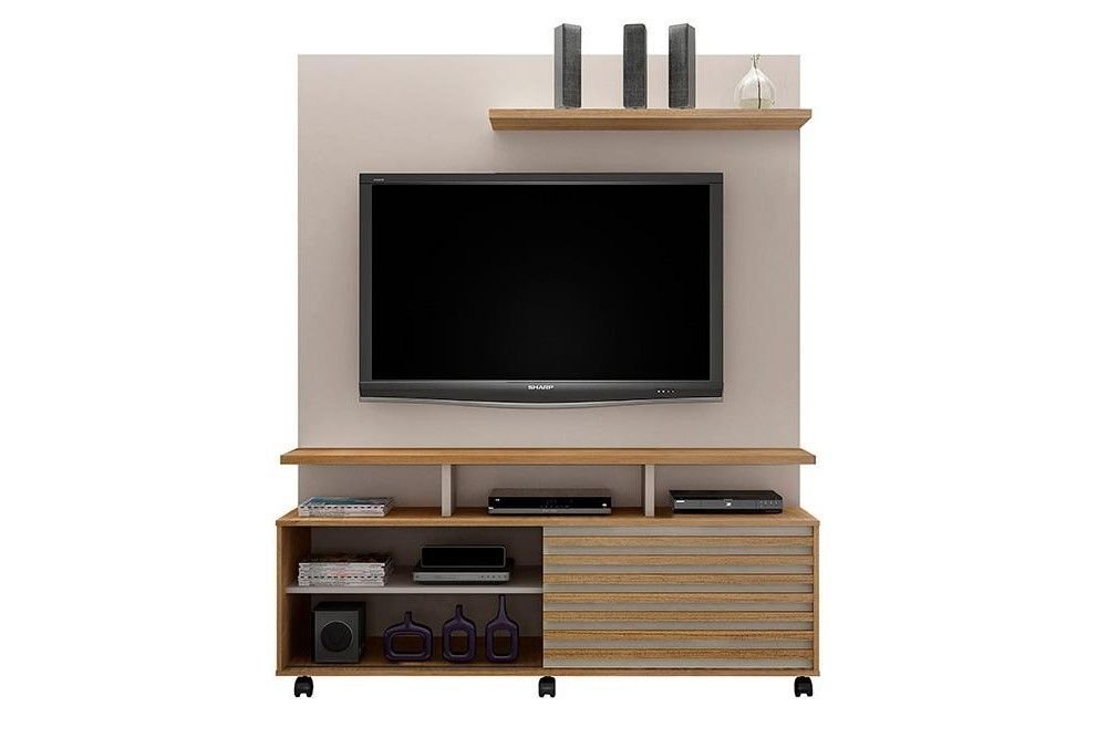 Estante Home Theater para Tv até 60 Polegadas 1 Porta Star Off White ...
