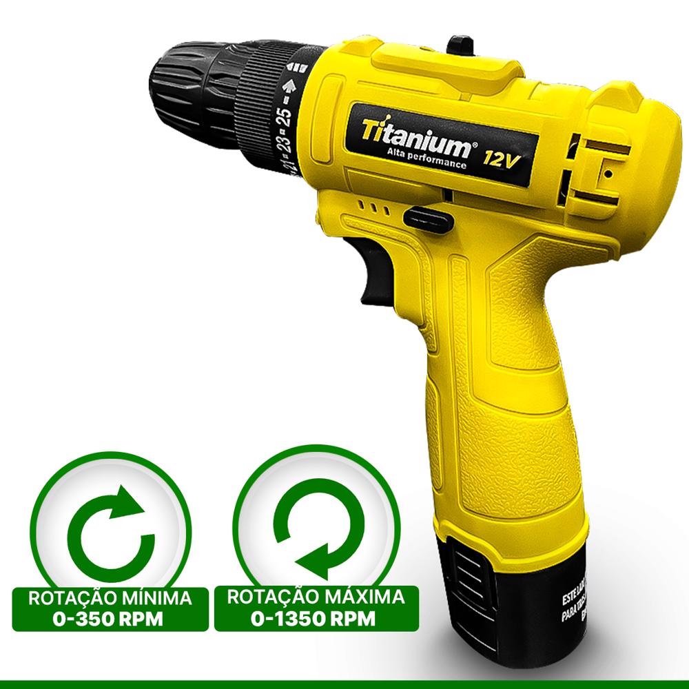 Kit Parafusadeira Furadeira 12v Sem Fio Com Jogo Maleta De Ferramentas ...