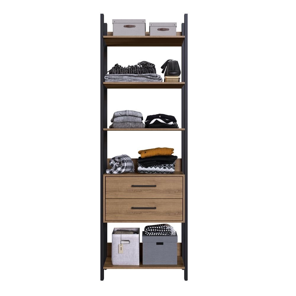 Conjunto Closet Modulado 228cm Estilo Industrial TE0020 Delmarco ...