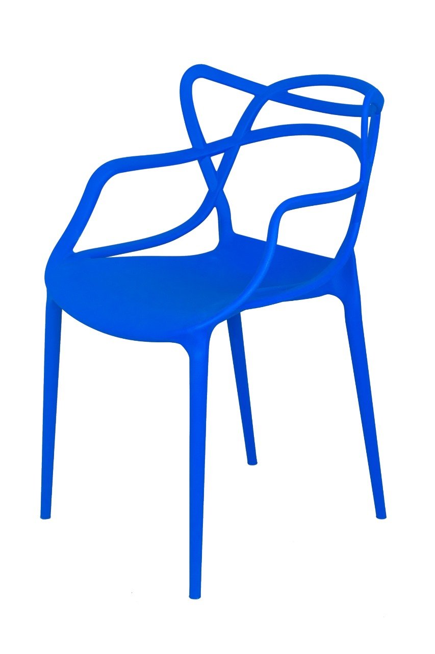 Cadeira Allegra Azul Bic - Kit com 4 | MadeiraMadeira